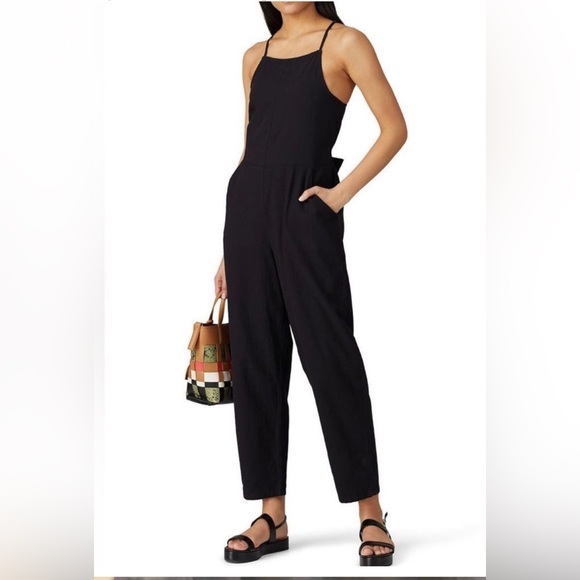 Blank NYC | Pants & Jumpsuits | Black Cotton Jumpsuit Blank Nyc Brand ...